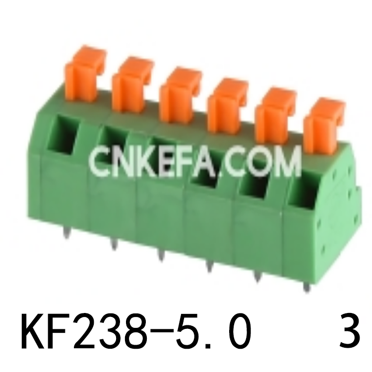 KF238-5.0 Spring type terminal block - Buy Product on CIXI KEFA ...